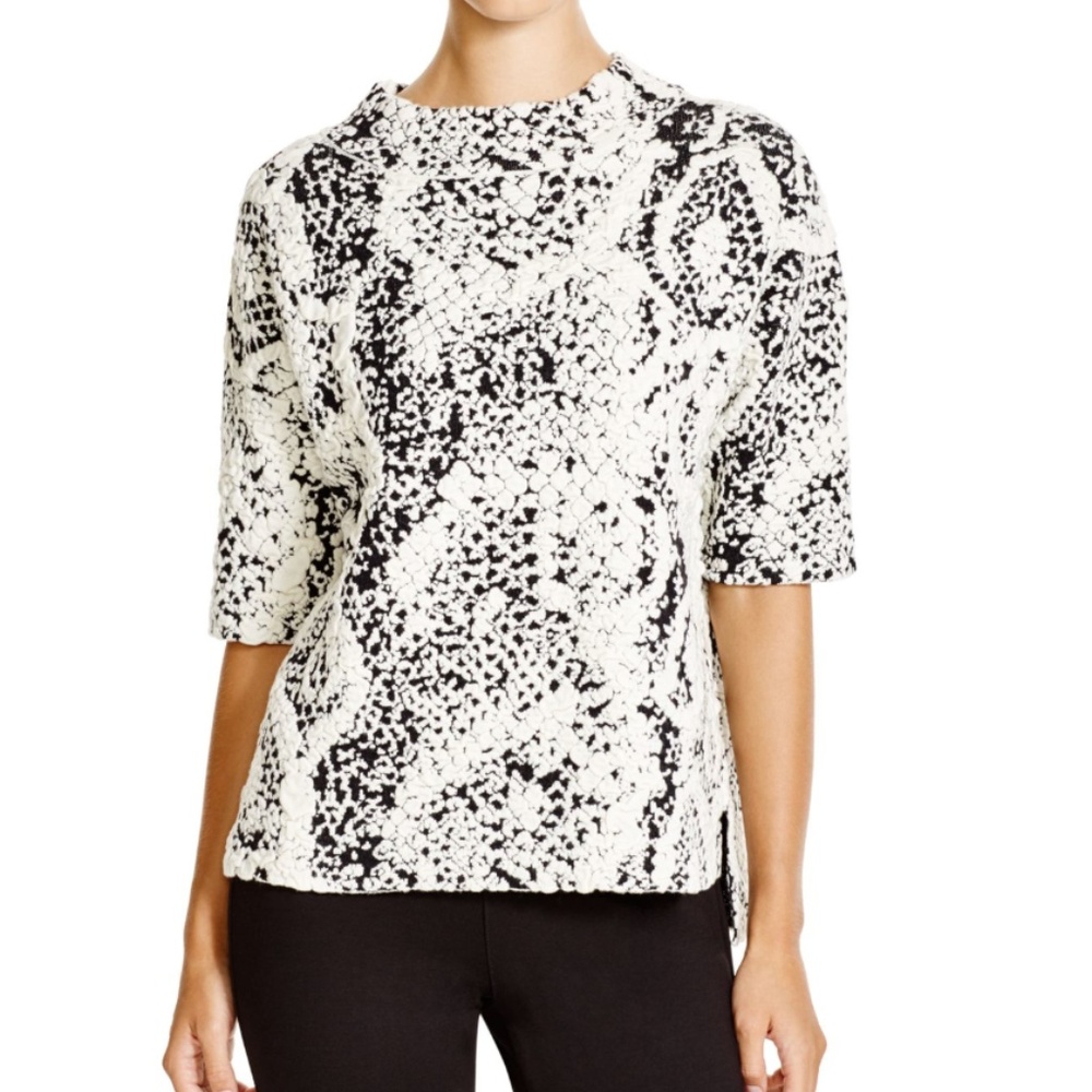 French Connection Embossed Snake Knit - Gem